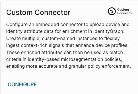 Elisity Custom Connector – Elisity