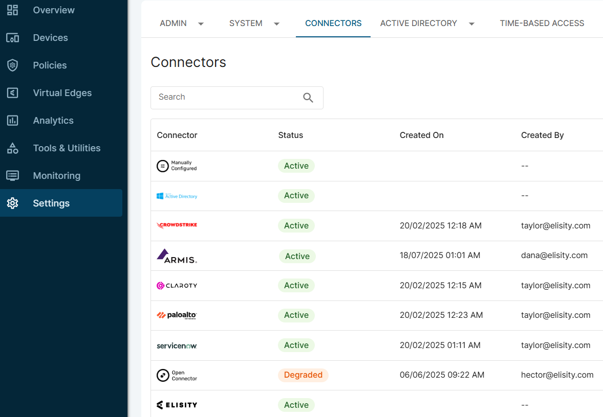 Connect Armis – Elisity