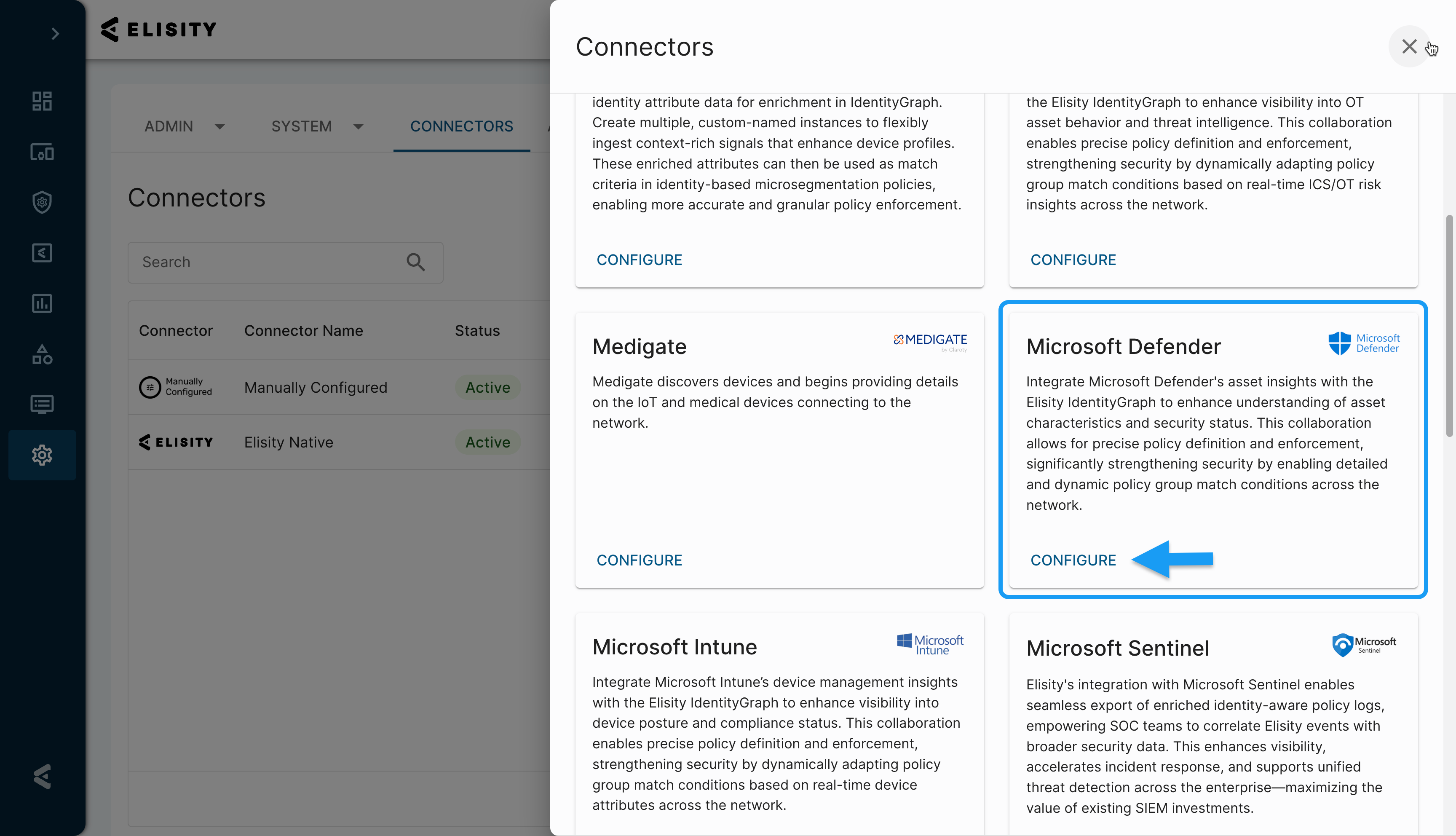 Connect Microsoft Defender – Elisity
