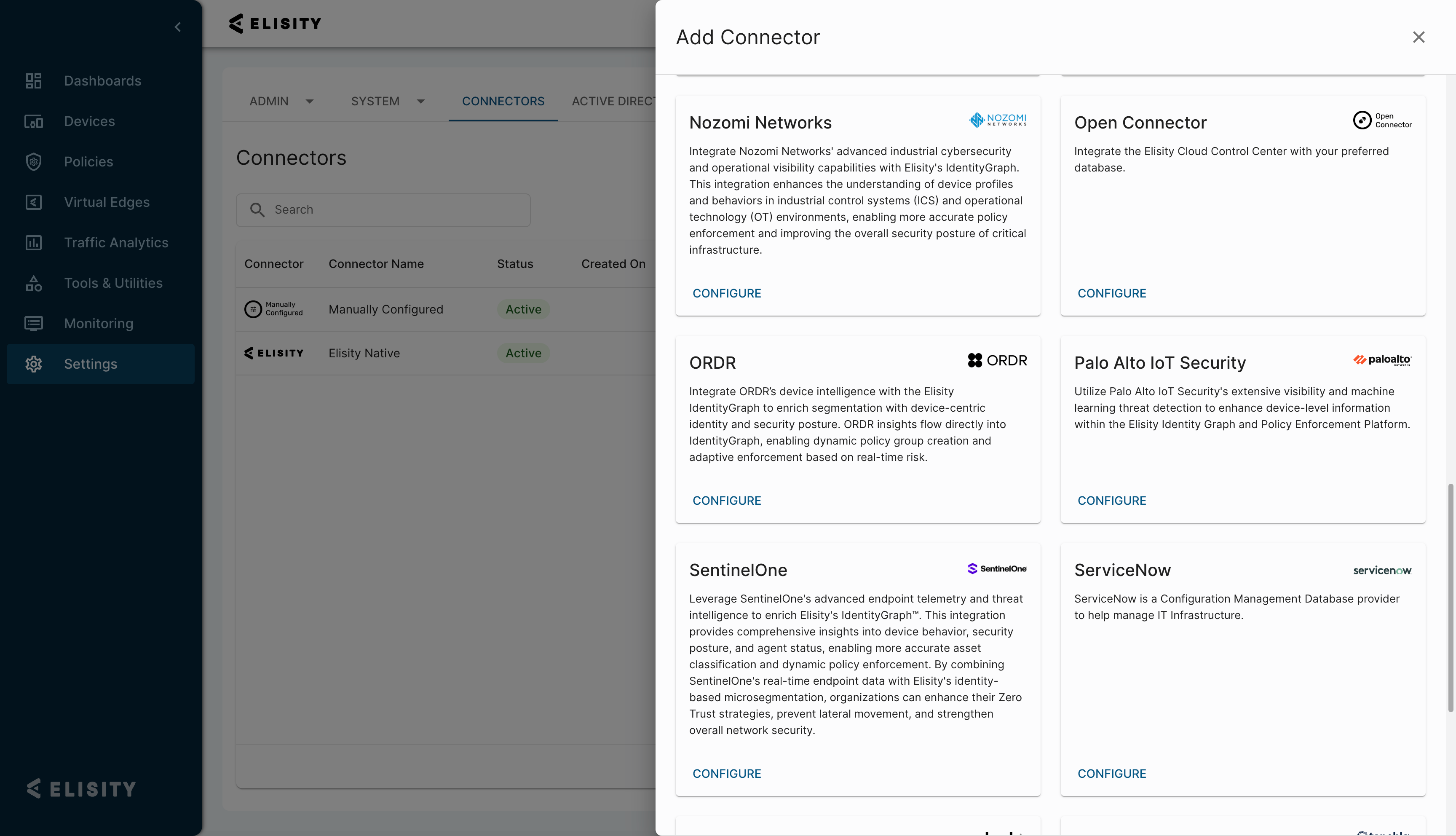 Connect ORDR – Elisity