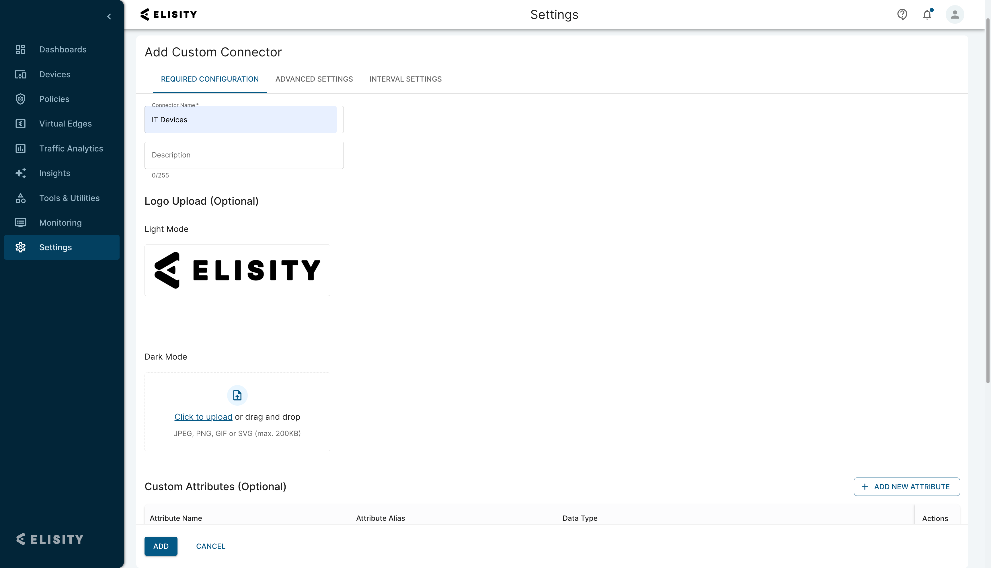 Elisity Custom Connector – Elisity