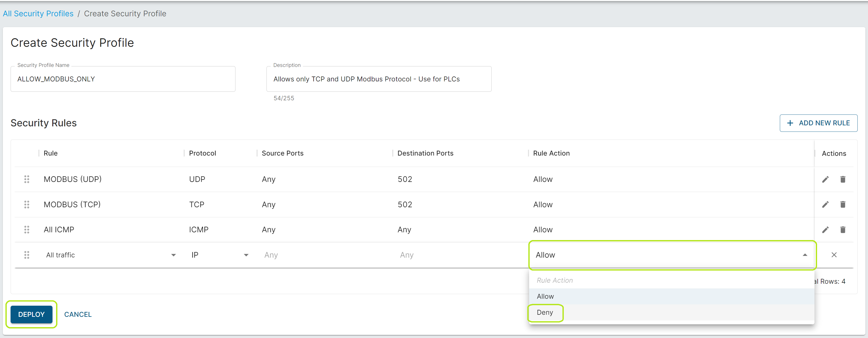 Security Profiles – Elisity
